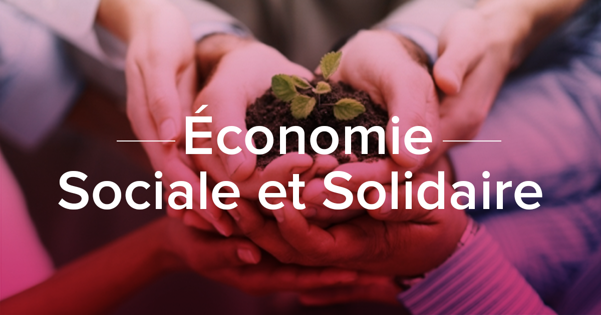 Economie Sociale et Solidaire Economie Sociale et Solidaire
