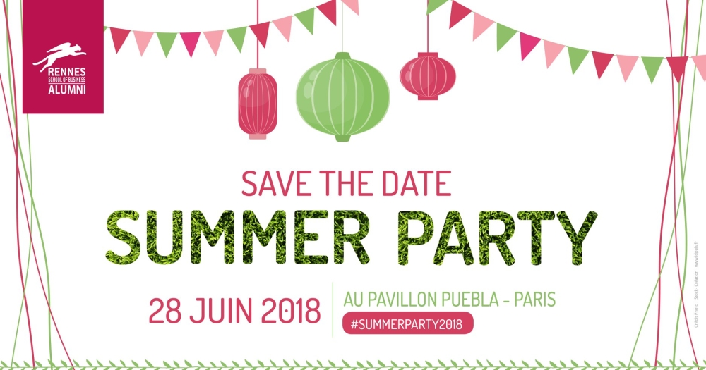 Save the Date - Summer Party 28 juin 2018