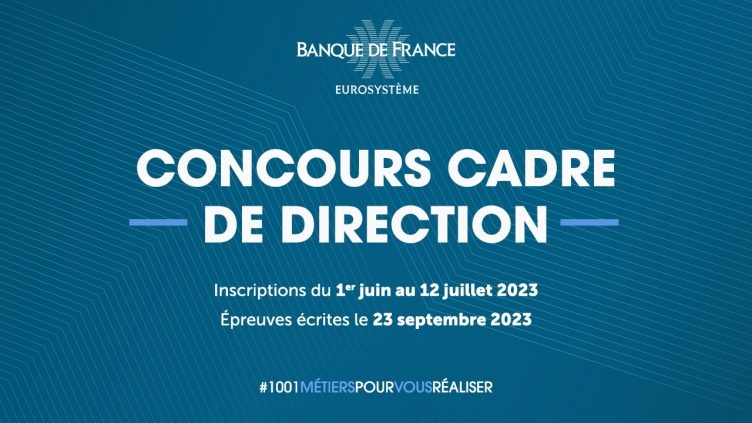 Concours cadre de Direction - Banque de France